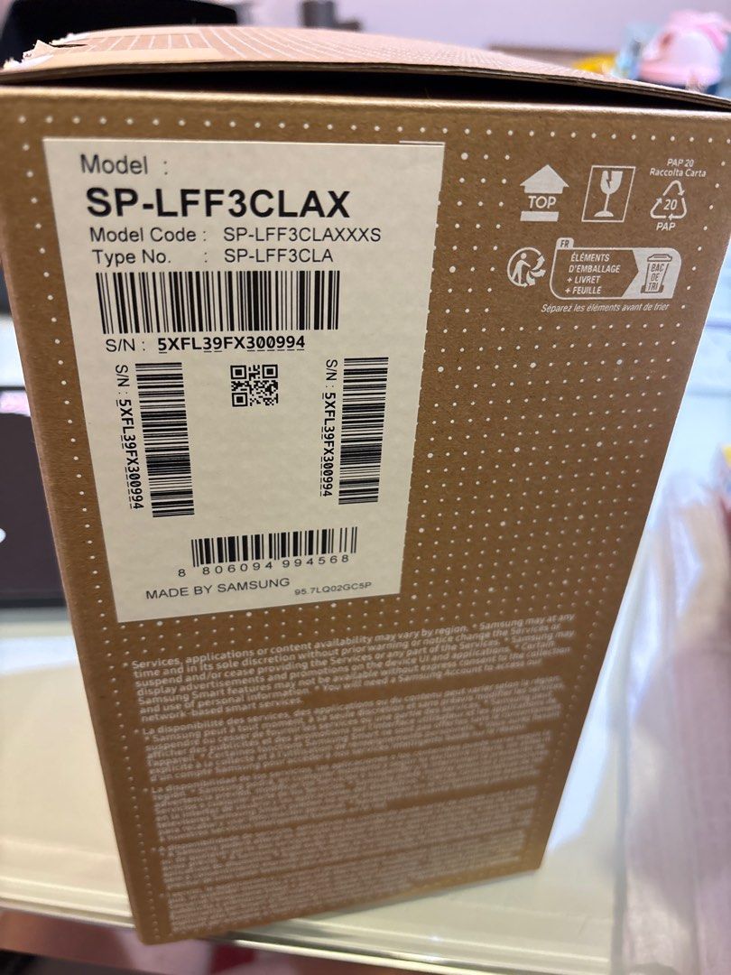 Samsung The Freestyle Projector - SP-LFF3CLAXXXS, TV & Home Appliances ...