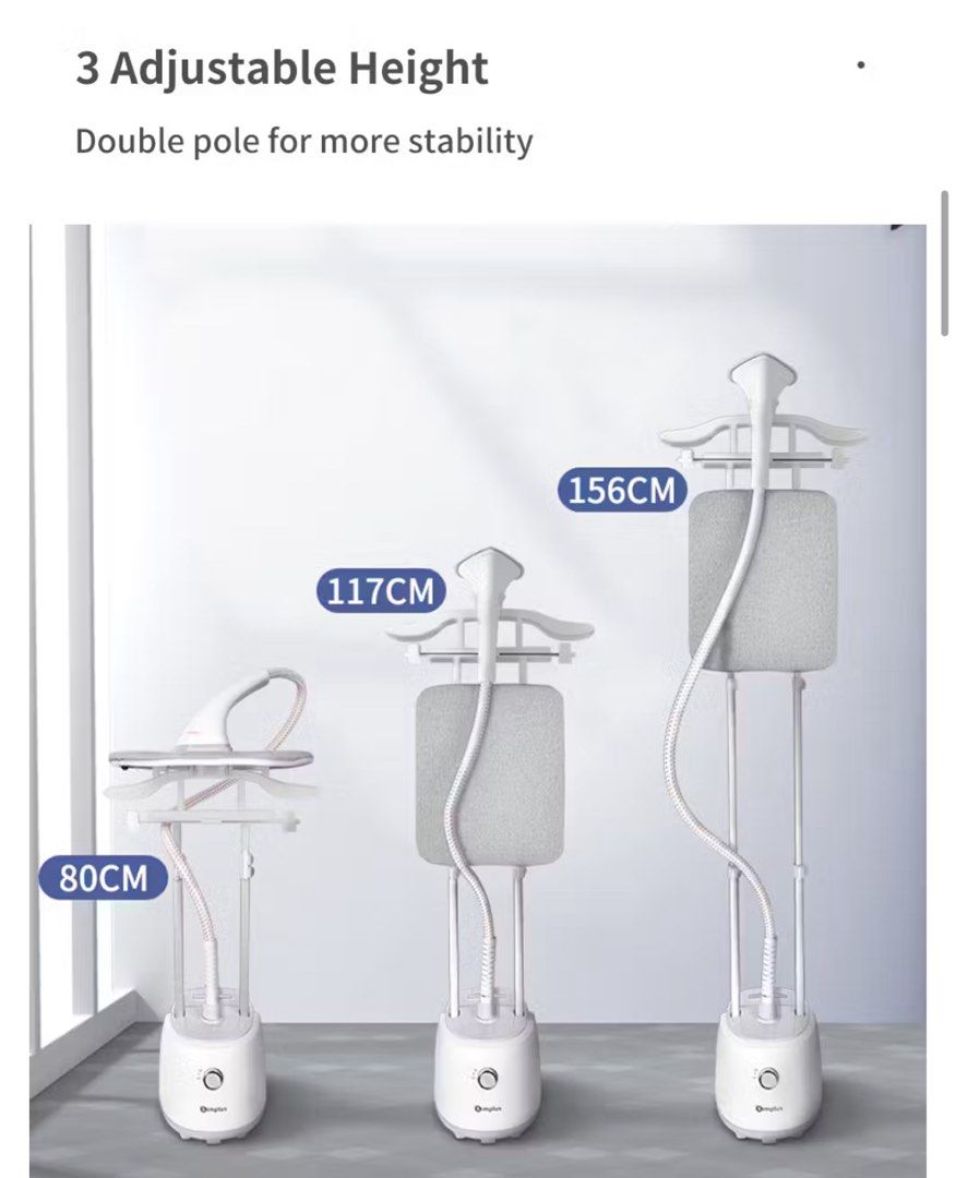 SImplus 2-in-1 Garment Steamer - Adjustable Height, TV & Home ...