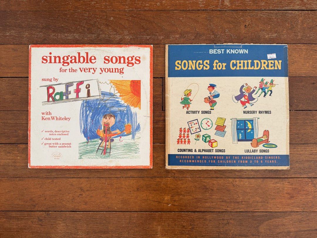 Vintage Raffi & Songs for Children Vinyl Records, Hobbies & Toys, Music ...