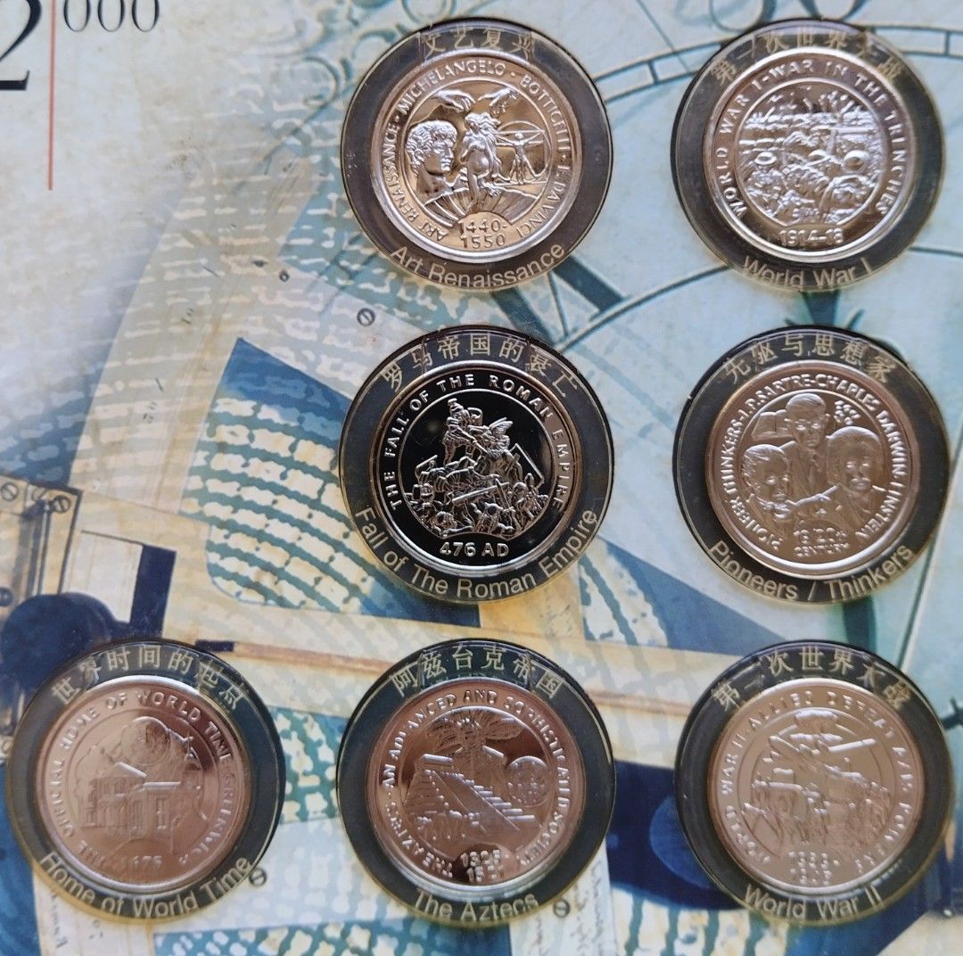 2000 Singapore The Official Millennium Medal Collection ( 21 Medal ...