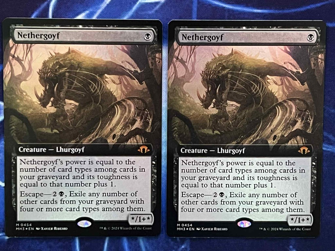 2pcs Nethergoyf MH2 Extended Foil MTG Magic The Gathering Singles ...