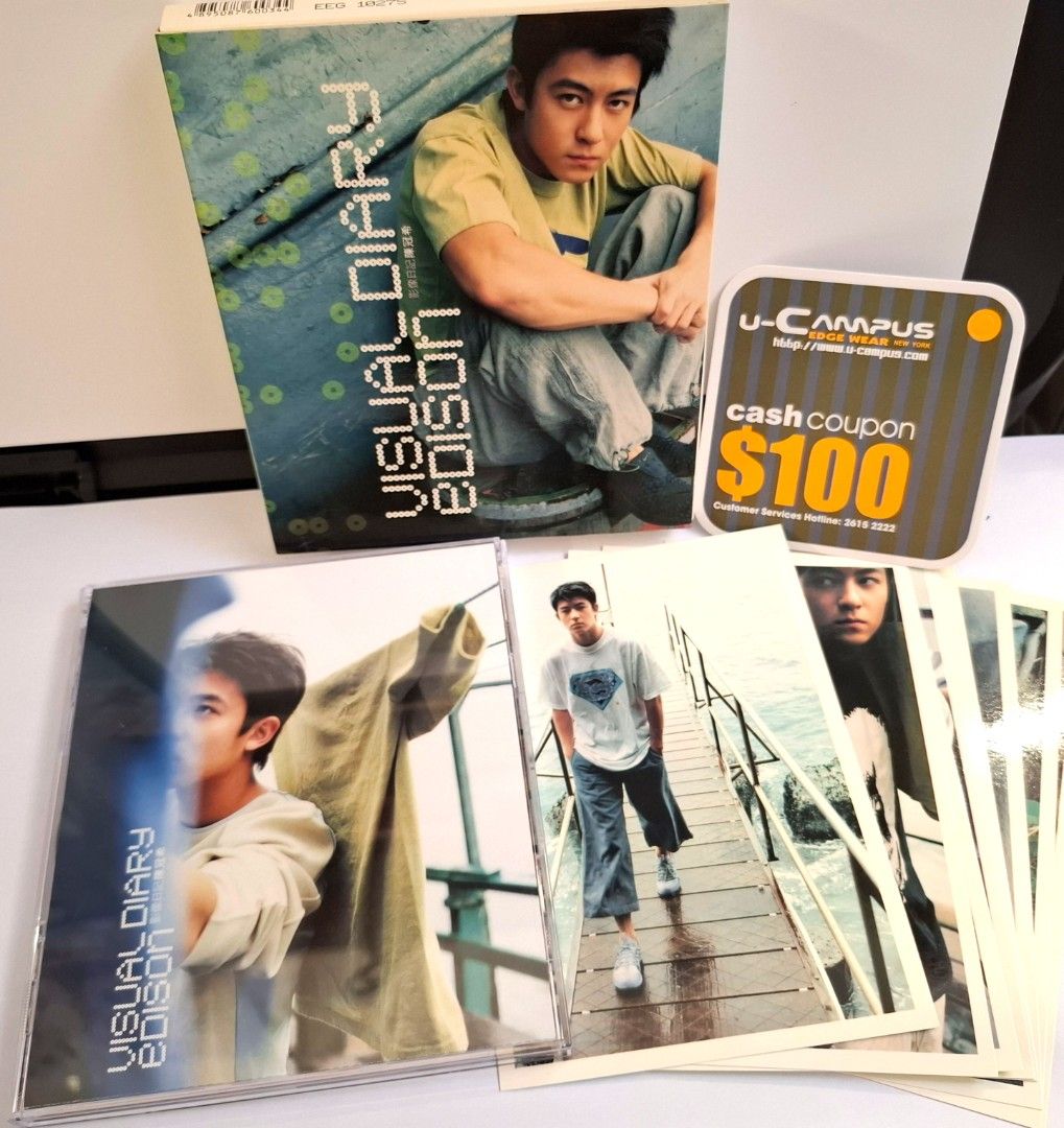 Edison 陳冠希《 影像日記 》CD + VCD, 興趣及遊戲, 音樂、樂器 & 配件, 音樂與媒體 - CD 及 DVD - Carousell