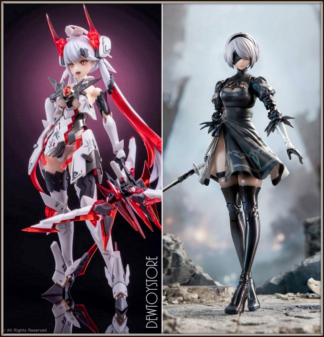 ⭐ [𝗣𝗿𝗲-𝗼𝗿𝗱𝗲𝗿] Animester X Nuclear Gold Action Figure / Plamo Plastic ...