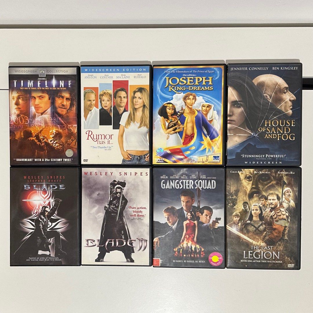 Assorted Various DVD Movies Collection Action Drama English Romance ...