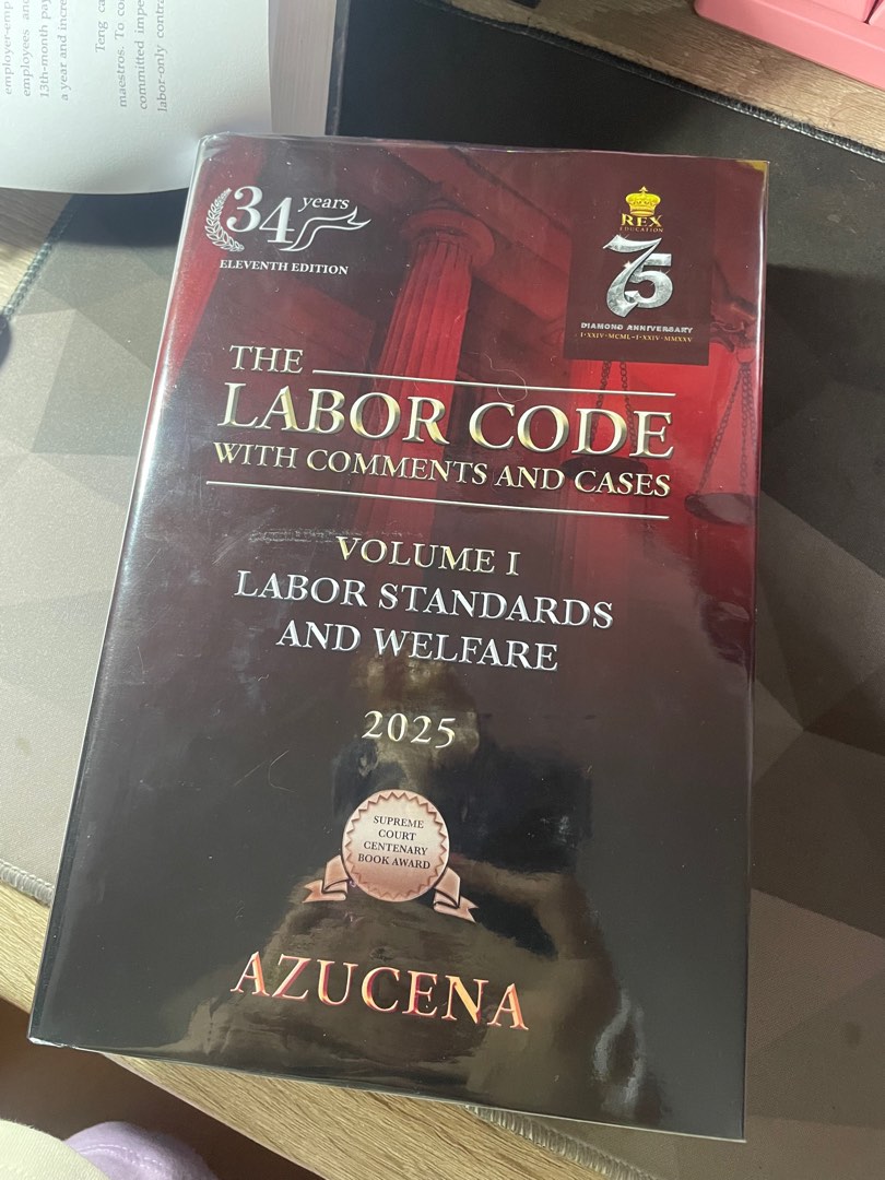 AZUCENA Labor Code 2025, Hobbies & Toys, Books & Magazines, Textbooks ...