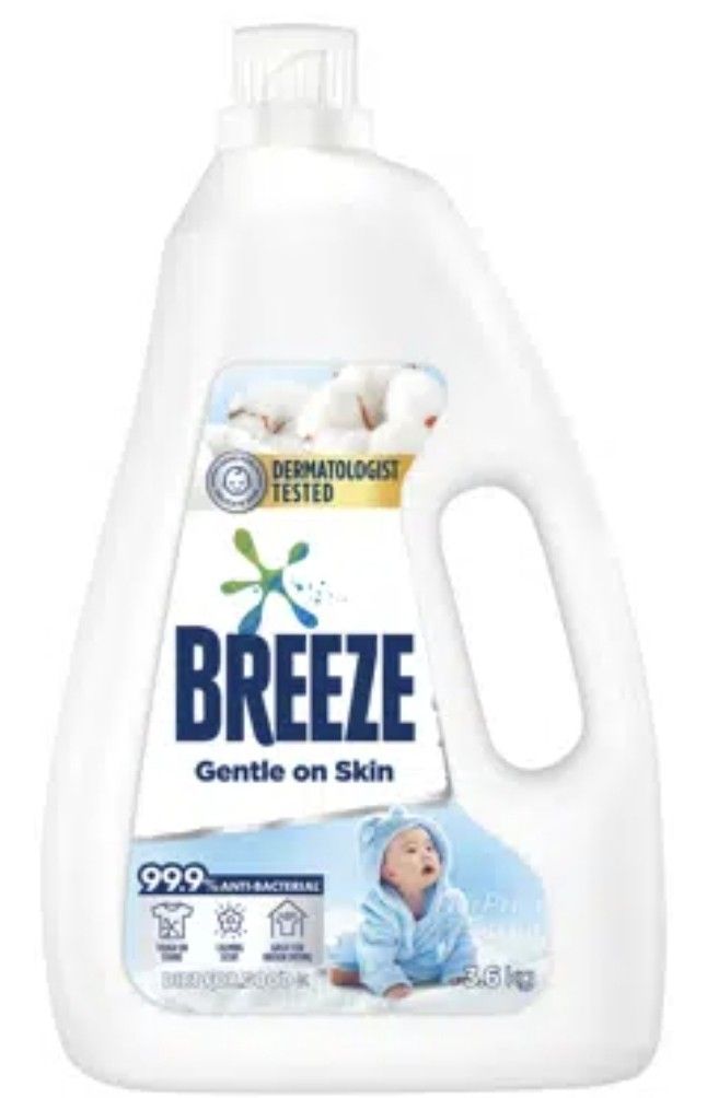 Breeze Laundry Detergent - Colour Care & Gentle on Skin, Furniture ...