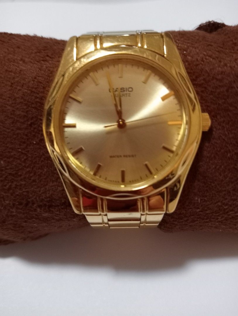 Casio Quartz Gold Watch, Women's Fashion, Watches & Accessories ...
