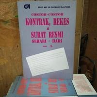 Contoh Kontrak Rekes surat resmi sehari-hari jilid 5 - Sudargo Gautama ...