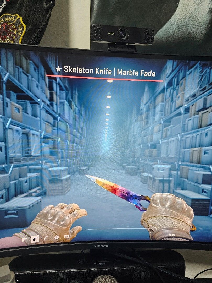 Skeleton Knife | Marble Fade, Video Gaming, Gaming Accessories, In-Game ...