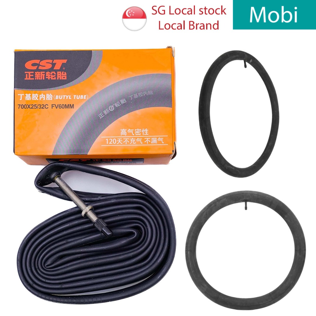 CST Bicycle Inner Tube | Butyl Rubber | AV (SV) / FV (PF) | 12' 16' 18 ...