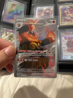 Emboar (Master Ball Reverse Holo) R 013/086 SV11W White Flare, Hobbies ...