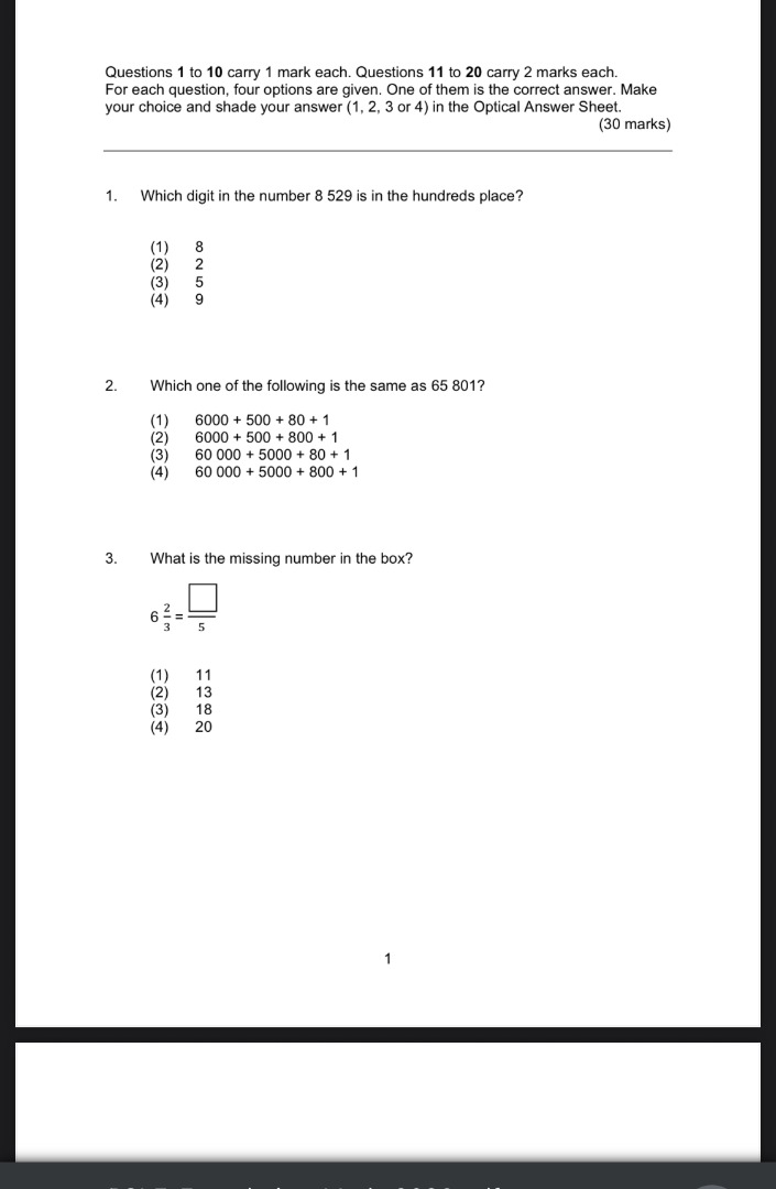 FREE PSLE Test Paper, Hobbies & Toys, Books & Magazines, Textbooks on ...