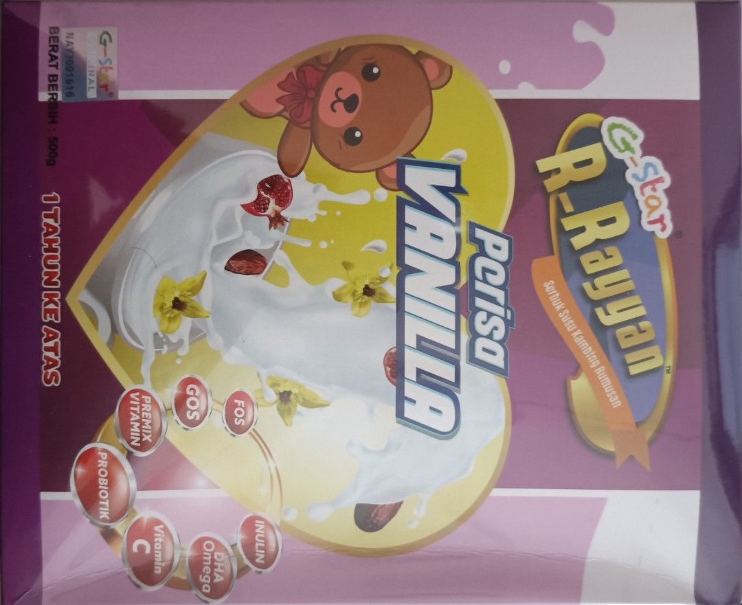 G-Star R-Rayyan Perisa Vanilla Milk Powder, Babies & Kids, Nursing & Feeding, Breastfeeding ...