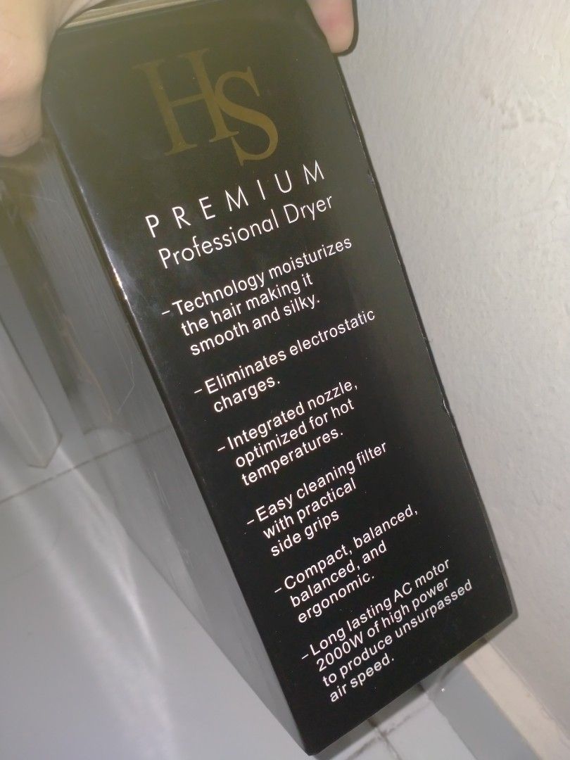 HS Premium Professional Dryer, Beauty & Personal Care, Hair on Carousell