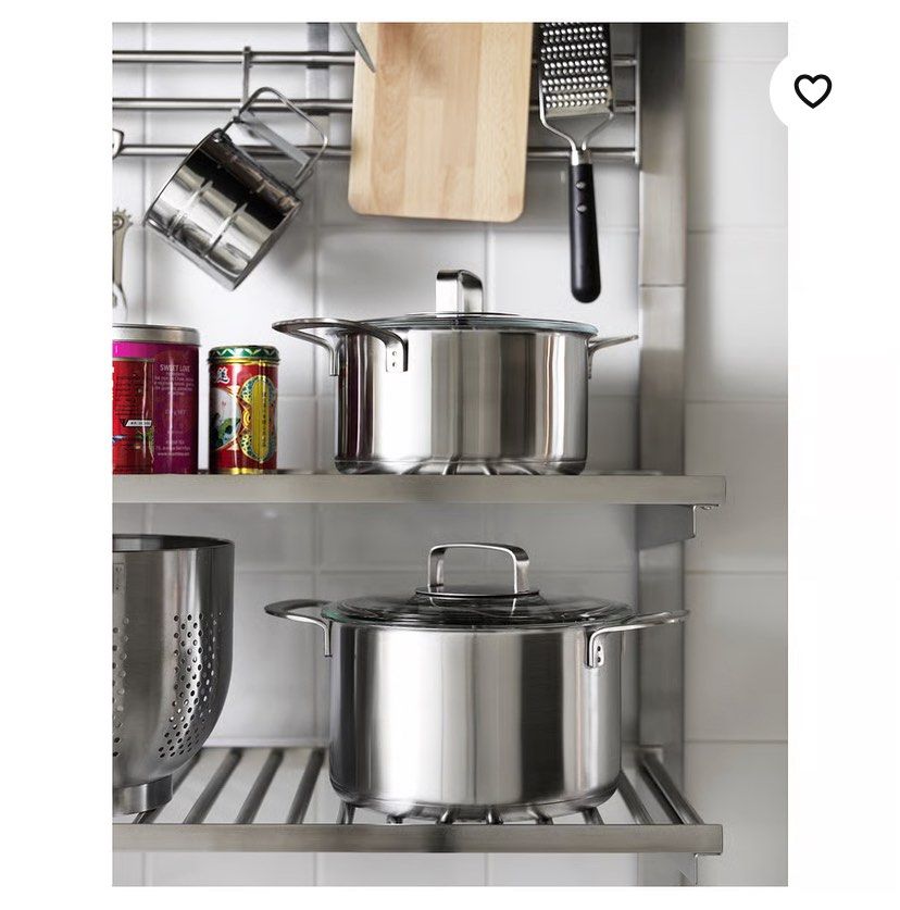 IKEA kungfors stainless steel shelf, 60cm brand new (inside the box ...