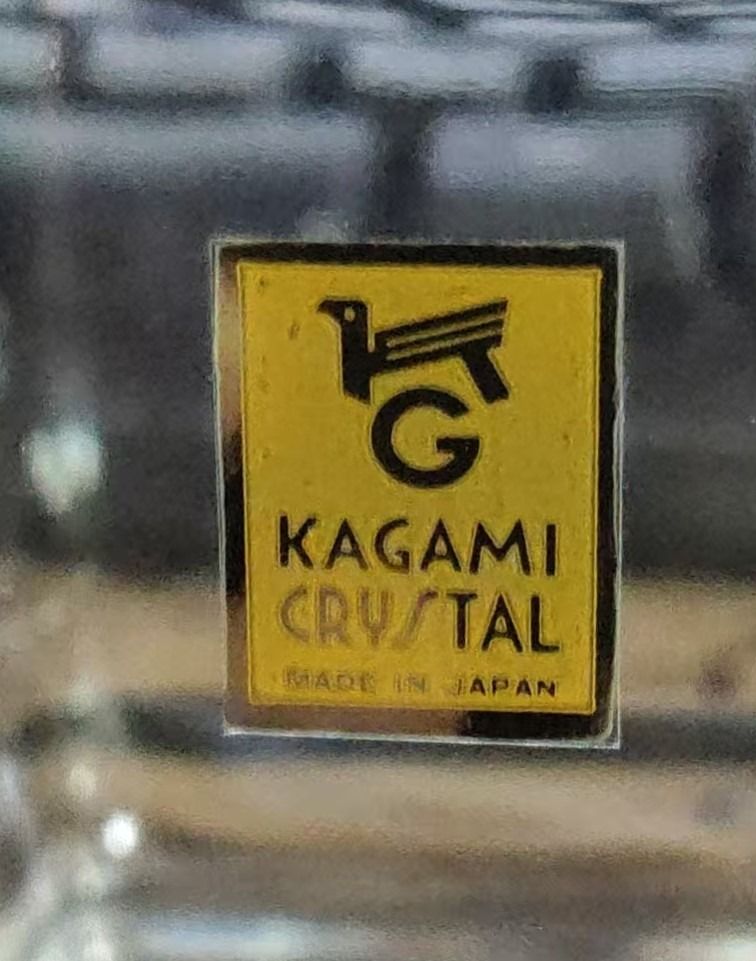 Kagami Crystal Oasis Party Cup 6pcs Set (Made in Japan)~H: 8cm/Dia: 7 ...