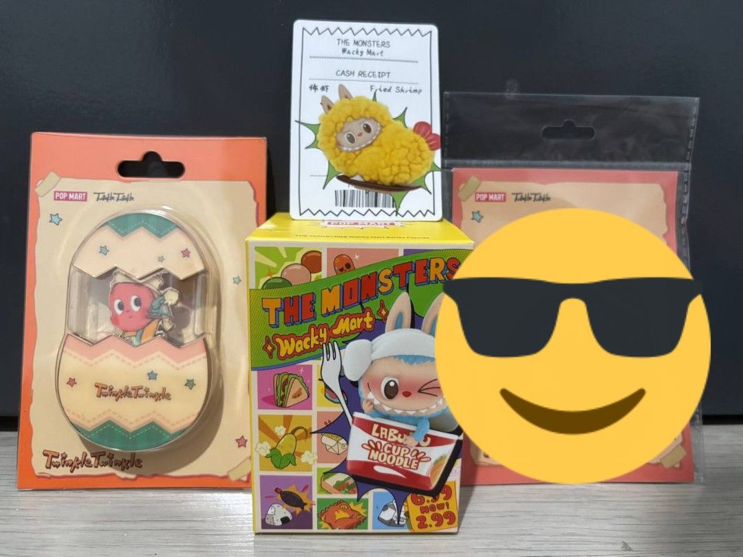 Labubu Wacky Mart Fried Shrimp - Combo, Hobbies & Toys, Toys & Games on ...