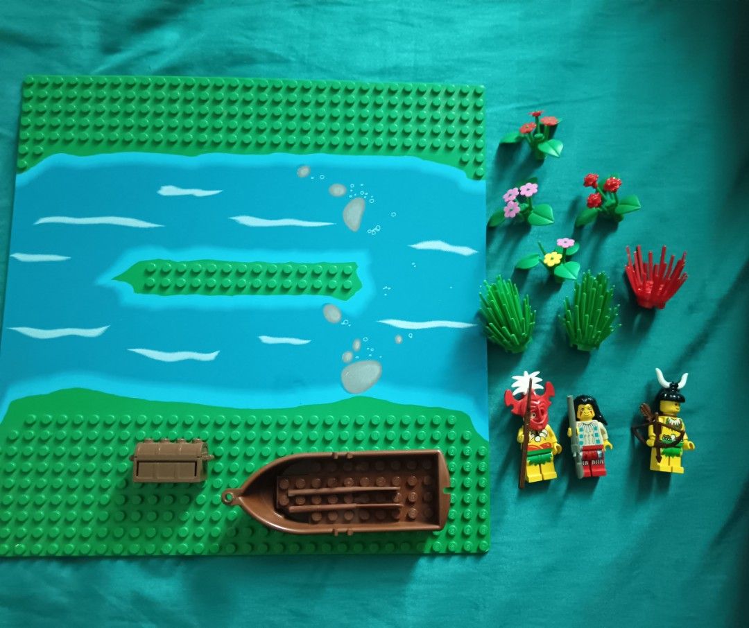 Lego Island Adventure Set with rare baseplate, Hobbies & Toys, Toys ...