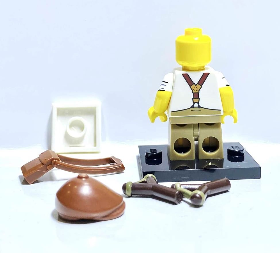LEGOMinifigure Newspaper Kid, Series 24 (Complete Set with Stand and ...