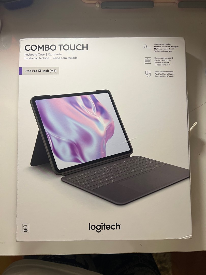Logitech iPad Keyboard Combo Touch (iPad Pro 13-inch (M4), Mobile ...