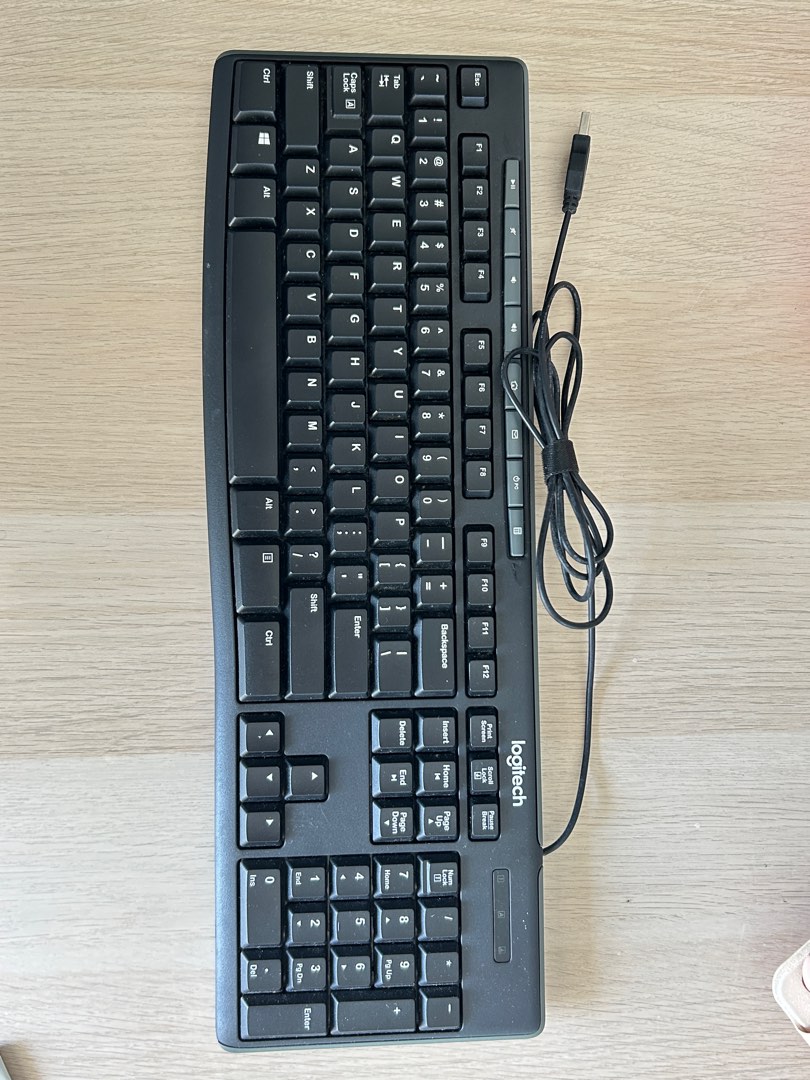 Logitech Wired Keyboard, Computers & Tech, Parts & Accessories ...