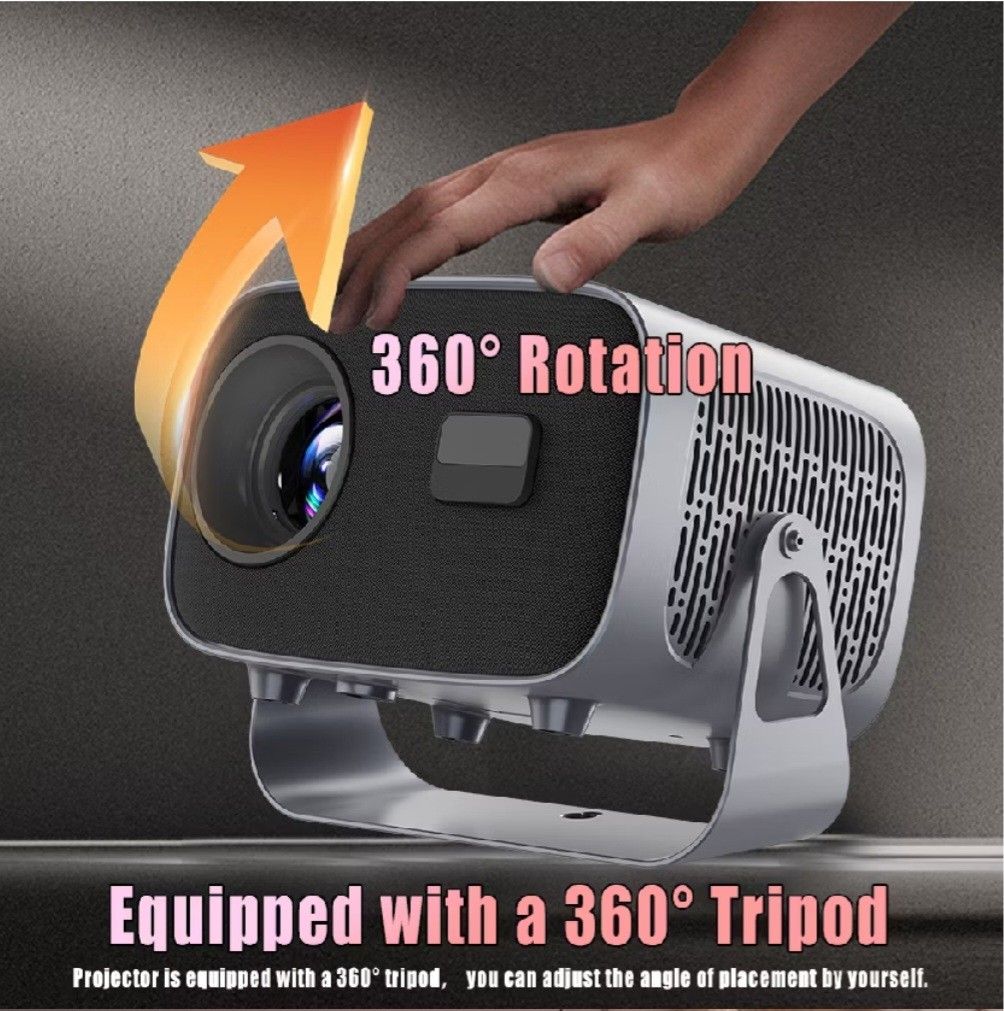 LONAISCI A10 Ceiling Mini Projector Full HD 1080P Android Bluetooth ...