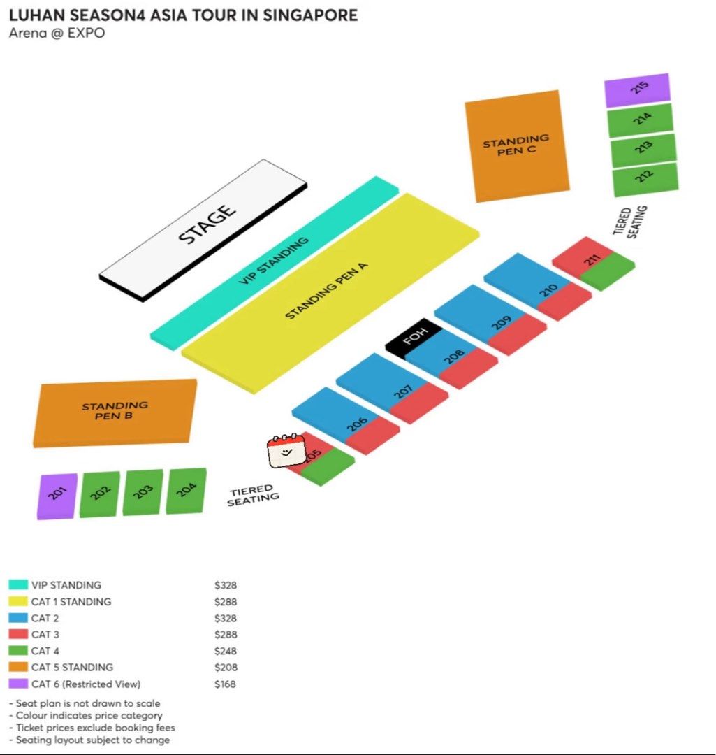 Luhan 2025 Season 4 Asia Tour Singapore - CAT 1 Ticket, Tickets ...