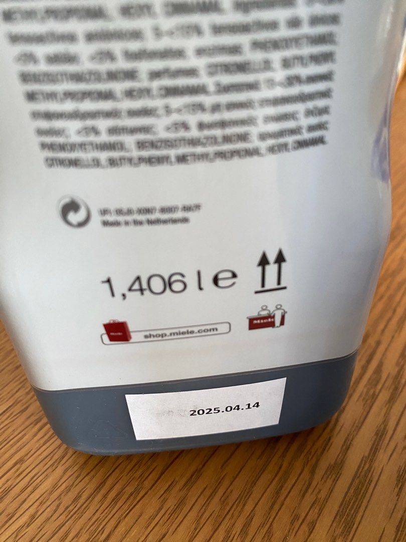 Miele UltraPhase 1 & 2 Laundry Detergent, Furniture & Home Living ...