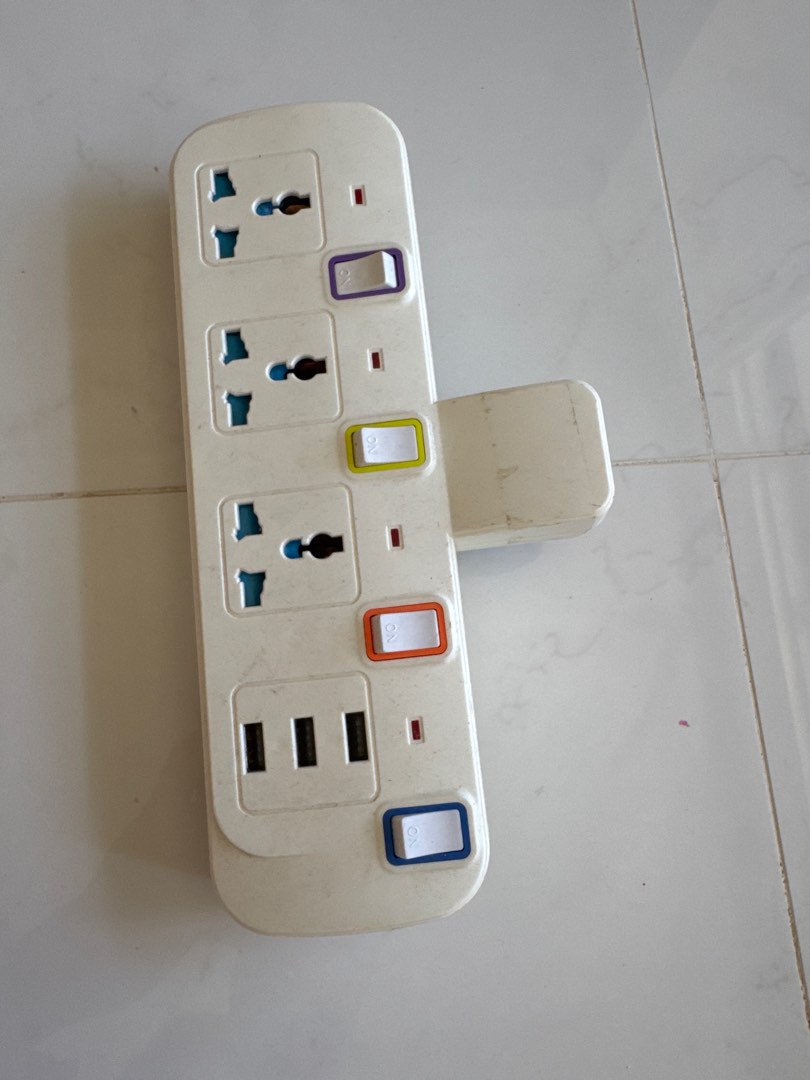 Multi-Plug Power Strip with USB Ports, TV & Home Appliances, Electrical ...