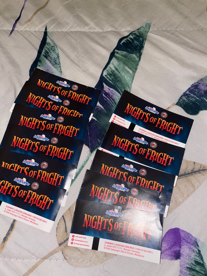 Nights Of Fright 11 (NOF 11) 24/09 Sunway Lagoon, Tickets & Vouchers ...
