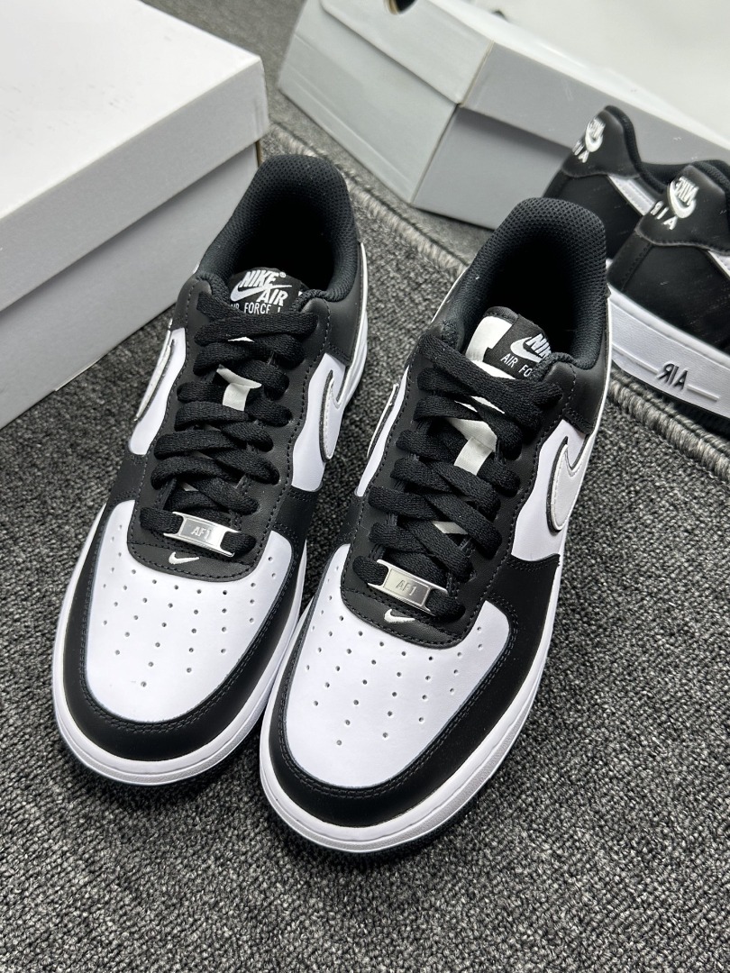 Nike Air Force 1 Black and White, Women's Fashion, Footwear, Sneakers ...