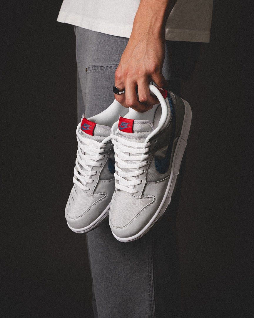 NIKE DUNK LOW QS “Silver Surfer” ORIGINAL, Men's Fashion, Footwear ...