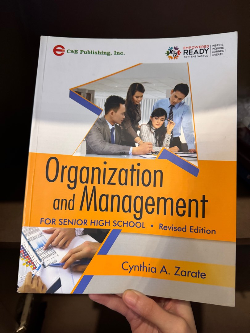 Organization and Management Book SHS Revised Edition, Hobbies & Toys ...