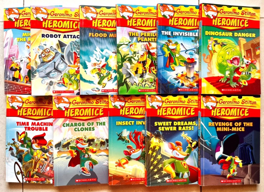 [Original] Geronimo Stilton Heromice Series Books (Preloved like New ...