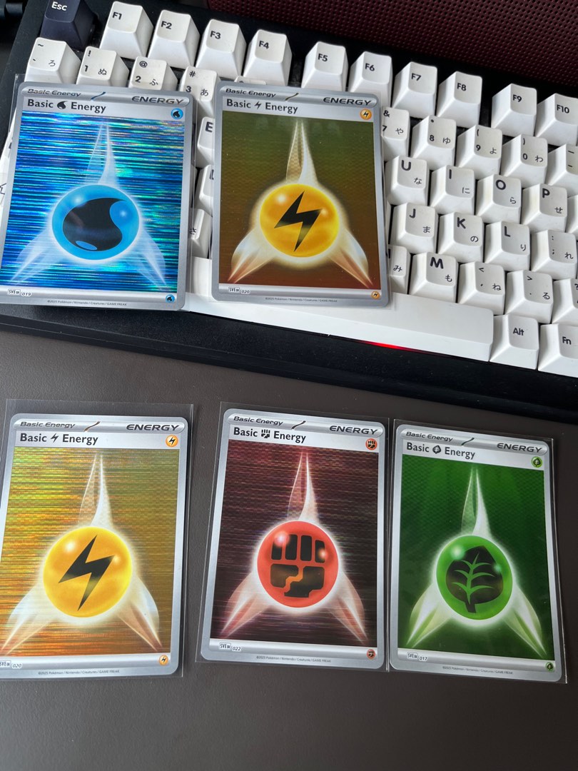 Pokemon Basic Energy Cards - Various Types, Hobbies & Toys, Toys ...
