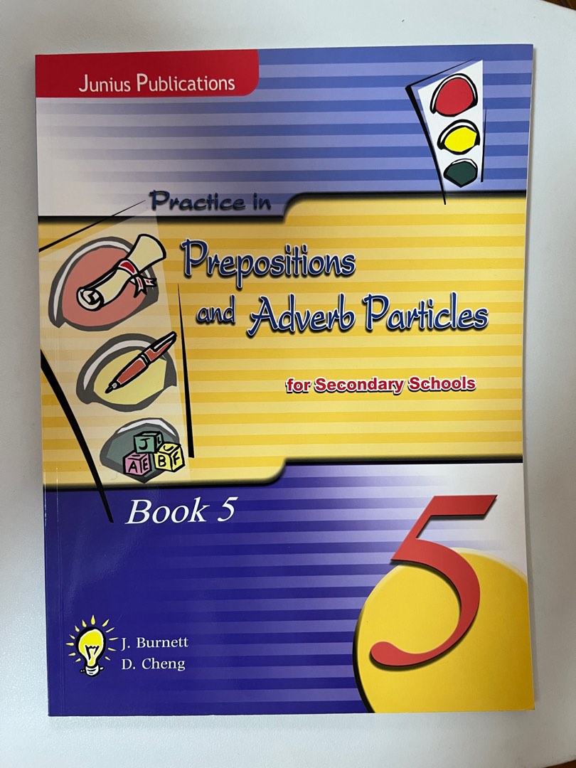 Practice in prepositions and adverb particles 5, 興趣及遊戲, 書本 & 文具, 教科書 ...
