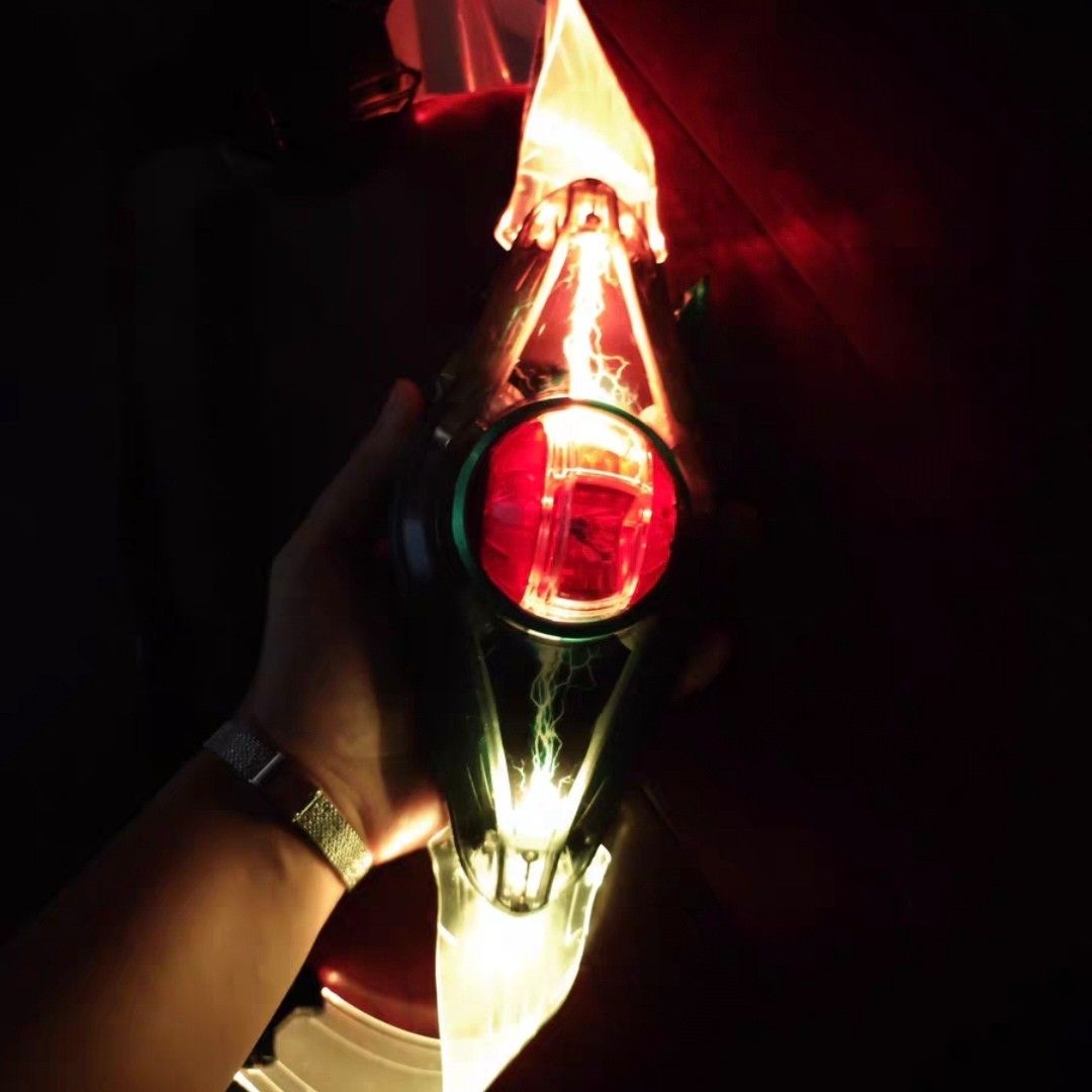 PREORDER NEW KO lighting light modification Sticker parts AB set For DX Kamen Rider Zeztz Driver ...