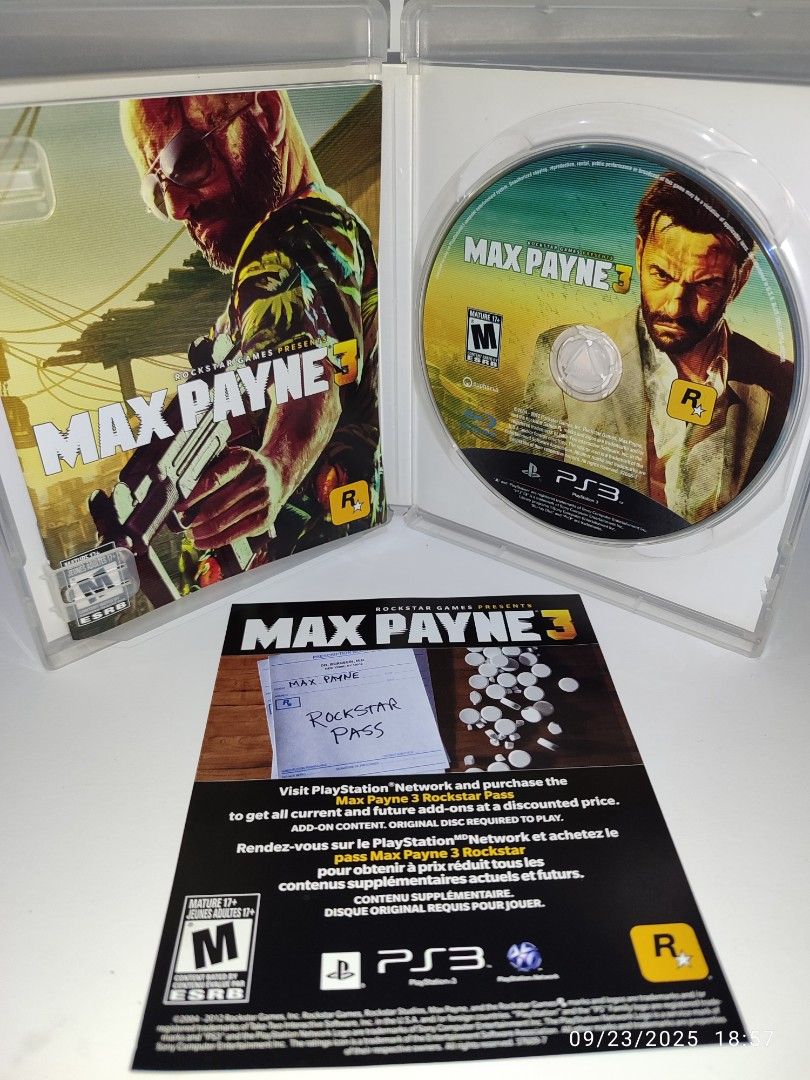 PS3 - Max Payne 3 (PRE-LOVED) "R1", Video Gaming, Video Games ...