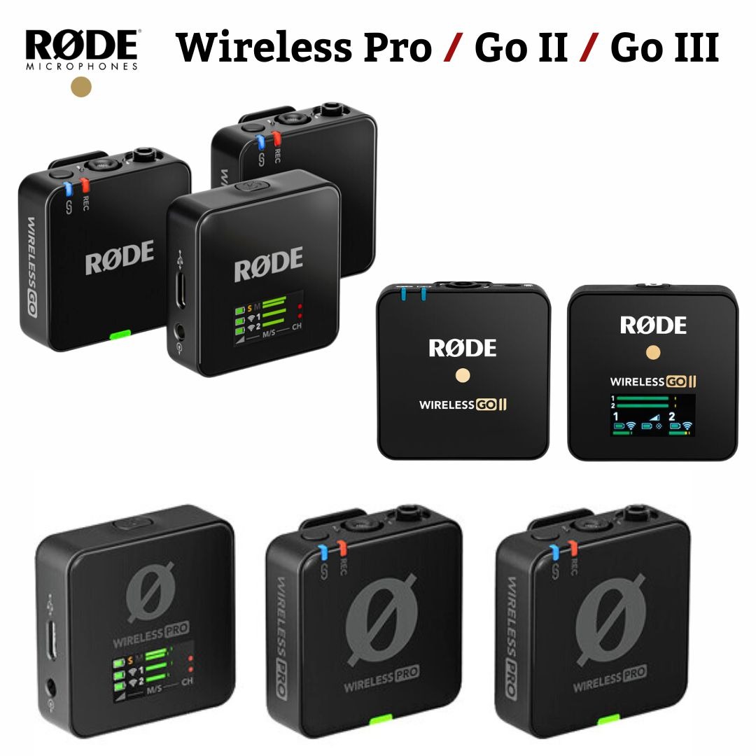 RODE Compact Digital Wireless Microphone - Wireless GO II , GO III (Gen ...