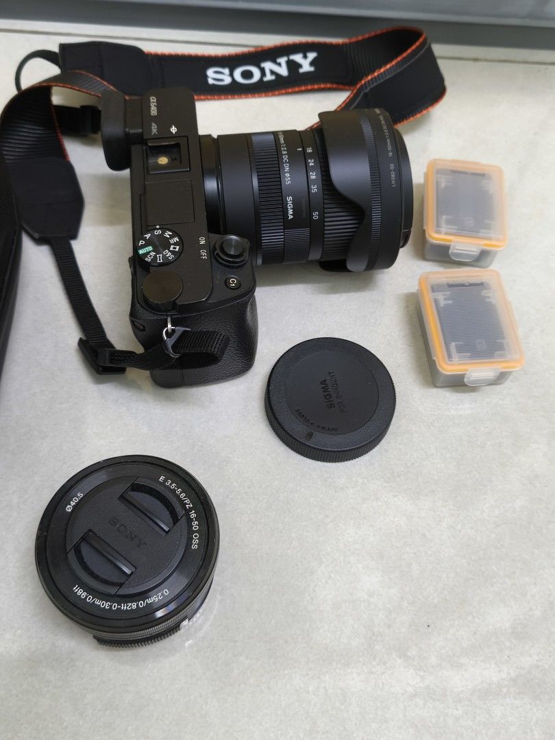 Sony Alpha 6400 with Sigma 18-50 f2.8, Photography, Cameras on Carousell