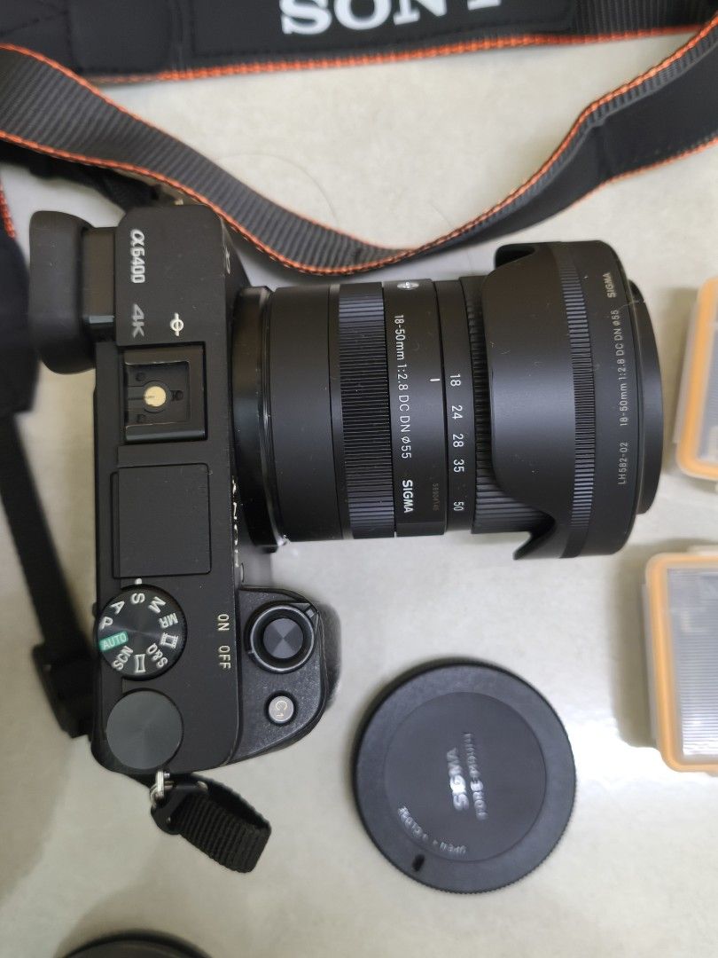 Sony Alpha 6400 with Sigma 18-50 f2.8, Photography, Cameras on Carousell