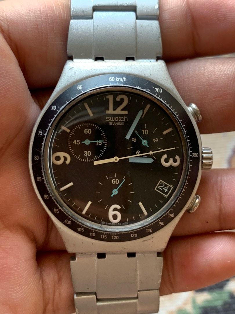 Swatch AG2003 Chronograph, Men's Fashion, Watches & Accessories ...