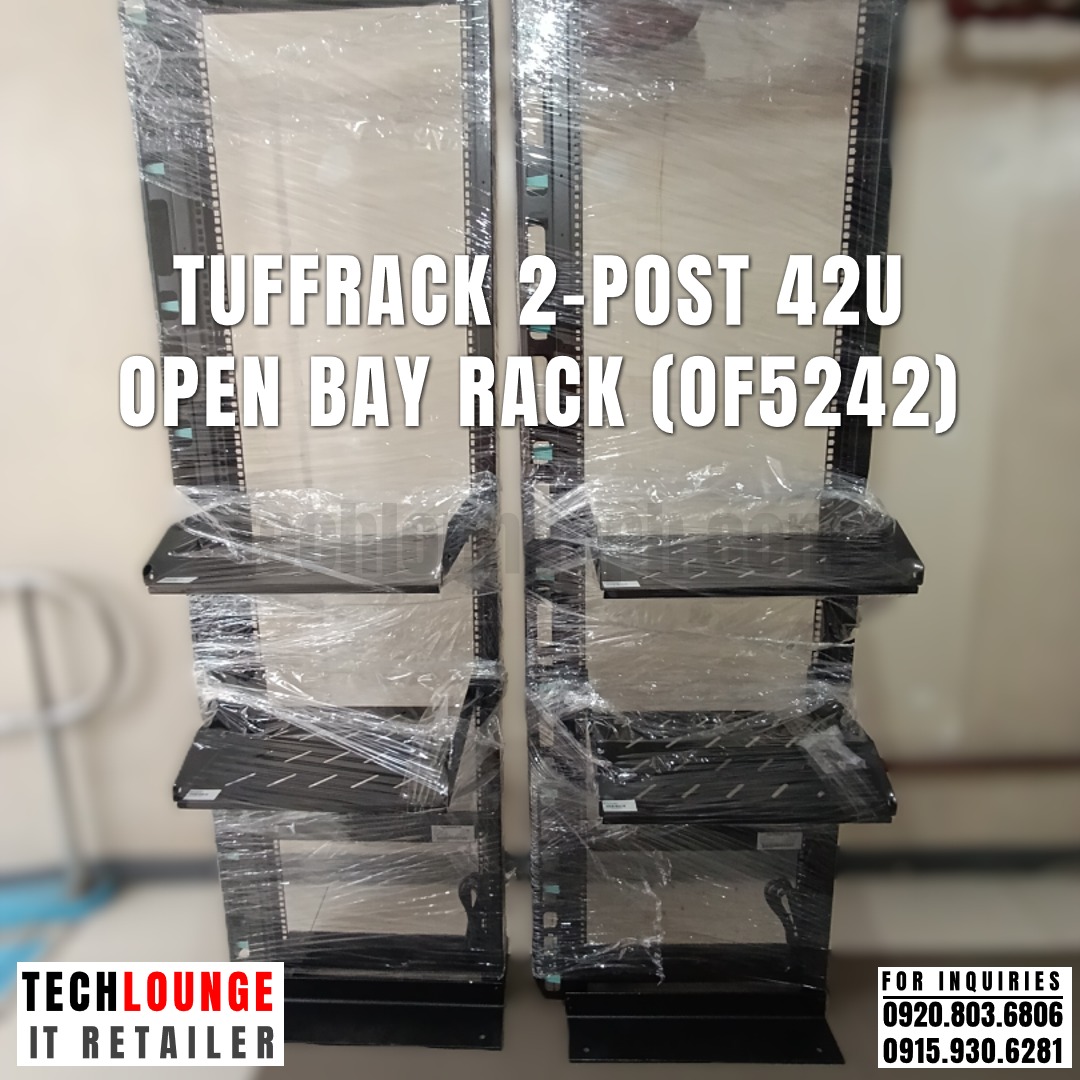 TUFFRACK DATA CABINET 2-POST 42U OPEN BAY RACK (0F5242), Computers ...