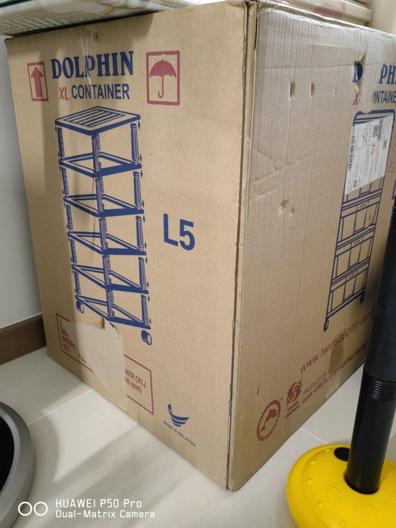 Twin Dolphin 5 tier drawer, Furniture & Home Living, Home Improvement ...