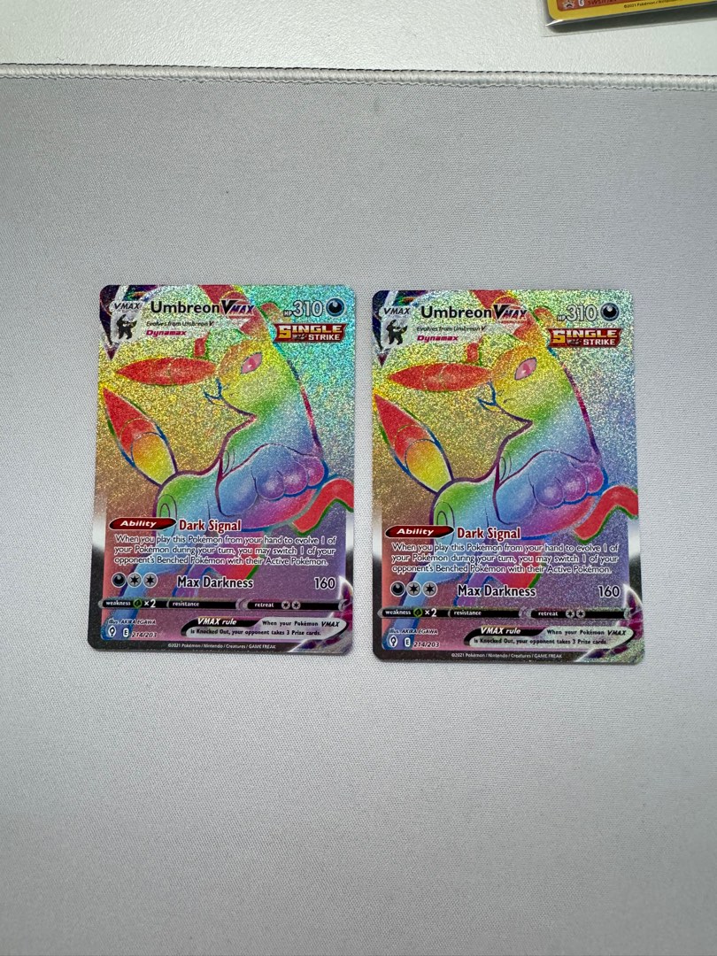 Umbreon Vmax Evolving Skies 214/203, Hobbies & Toys, Toys & Games on ...