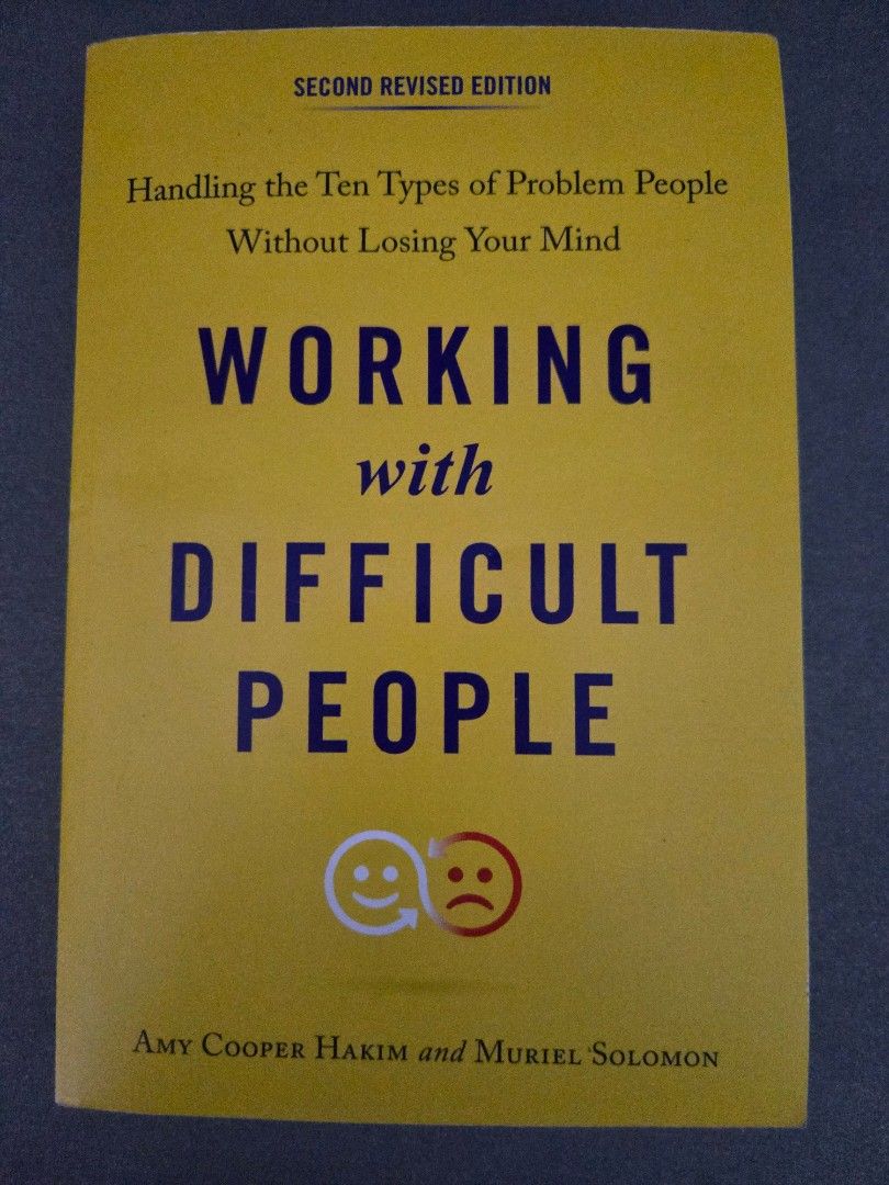 Working with Difficult People - Second Revised Edition, Hobbies & Toys ...