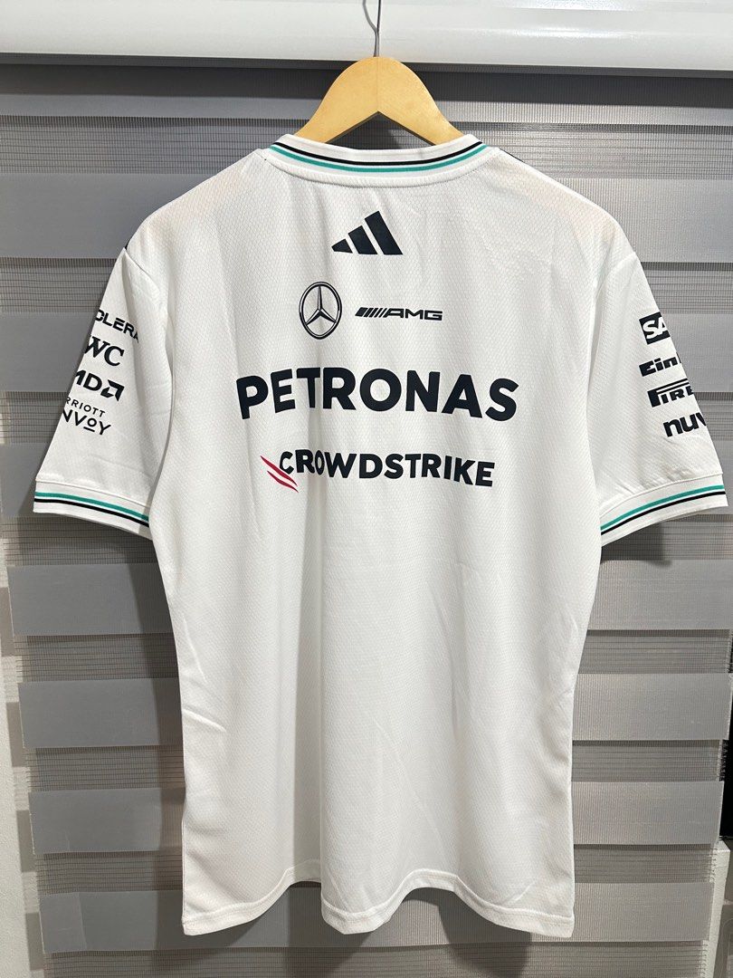 2025 Adidas Mercedes-AMG Petronas F1 Team Jersey, Men's Fashion, Tops ...