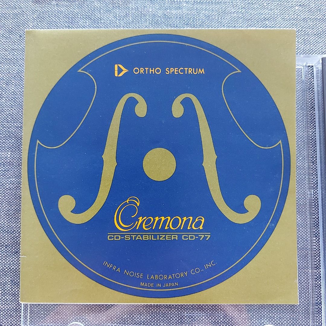 『音質改善 CD機使用 穩定器』ORTHO SPECTRUM【Cremona】CD-StabiLizer 3塊 (日本製), 興趣及遊戲 ...