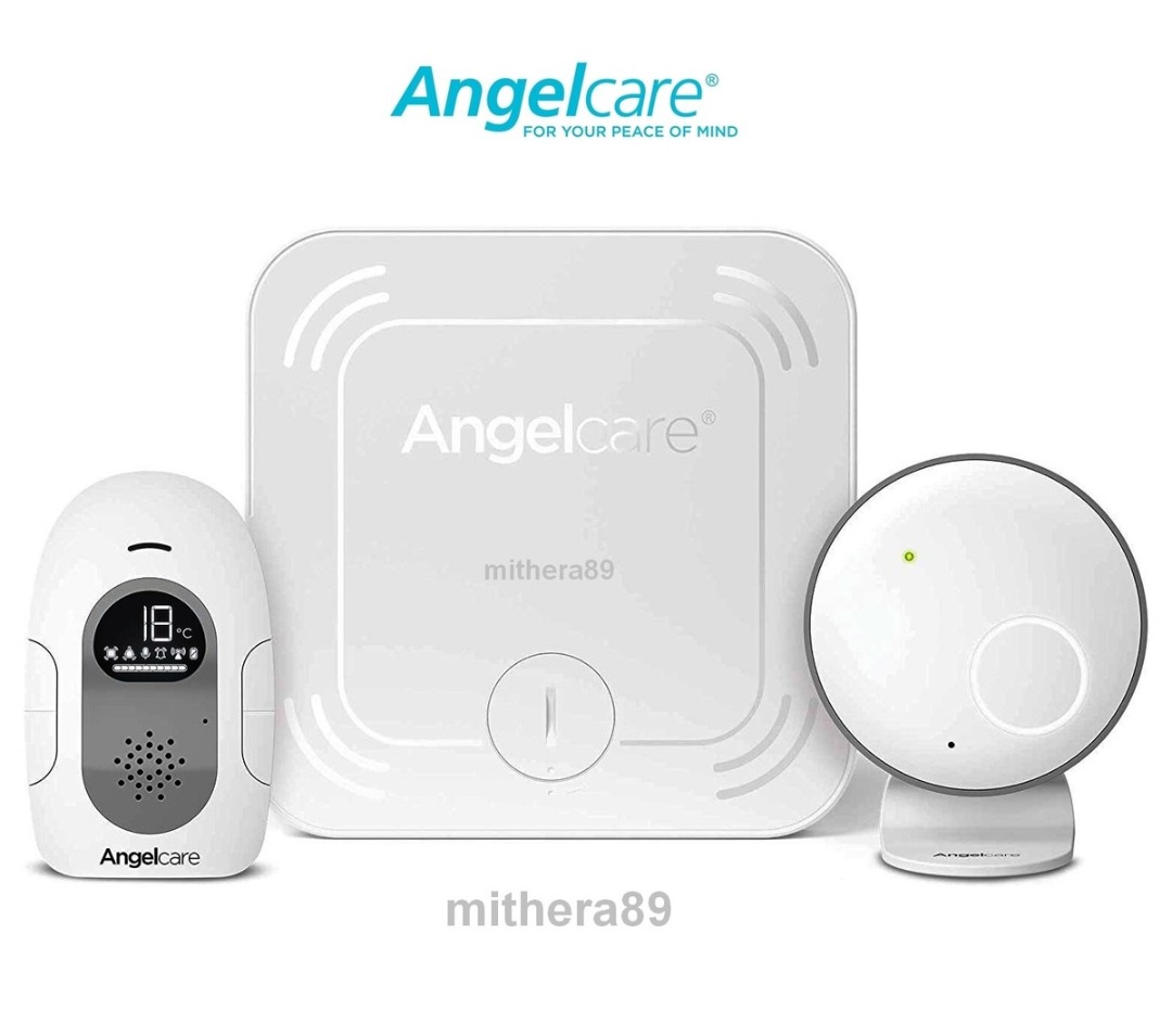 Angelcare AC115 Baby Movement Monitor, with Sound, Two-way Talk, room ...