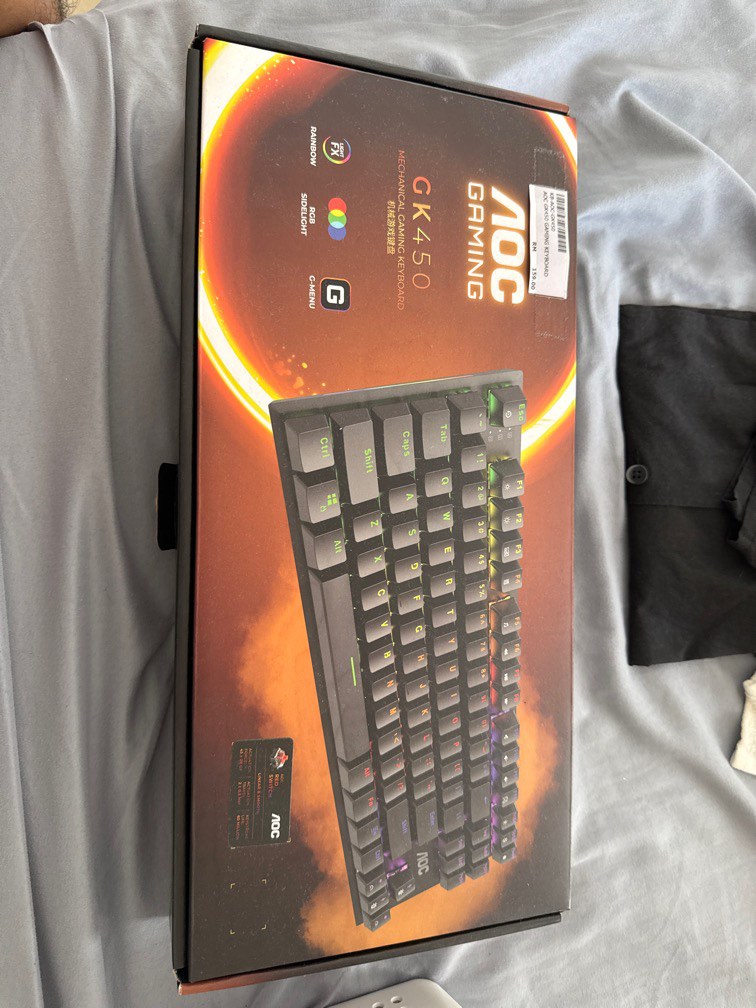 AOC GAMING GK 450 Mechanical Gaming Keyboard, Computers & Tech, Parts ...